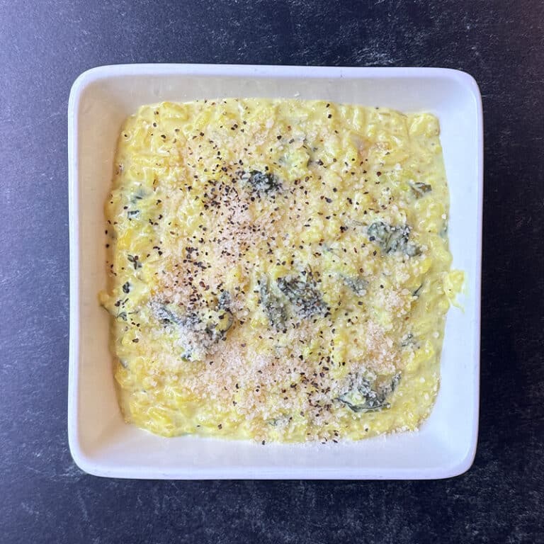 Lemon Spinach Risotto